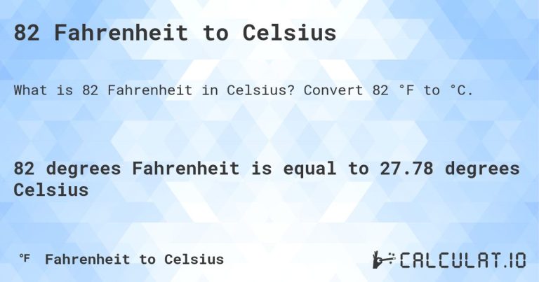 Understanding 82°F in Celsius: A Simple Conversion Guide - Theclockend.com